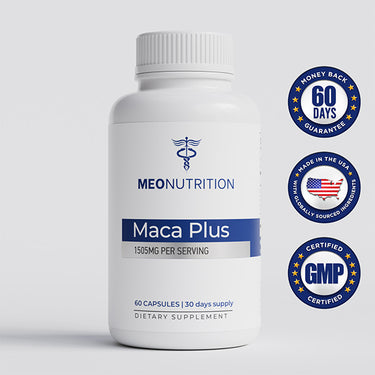 Maca Plus | 1505 mg | 60 Capsules – Meo Nutrition